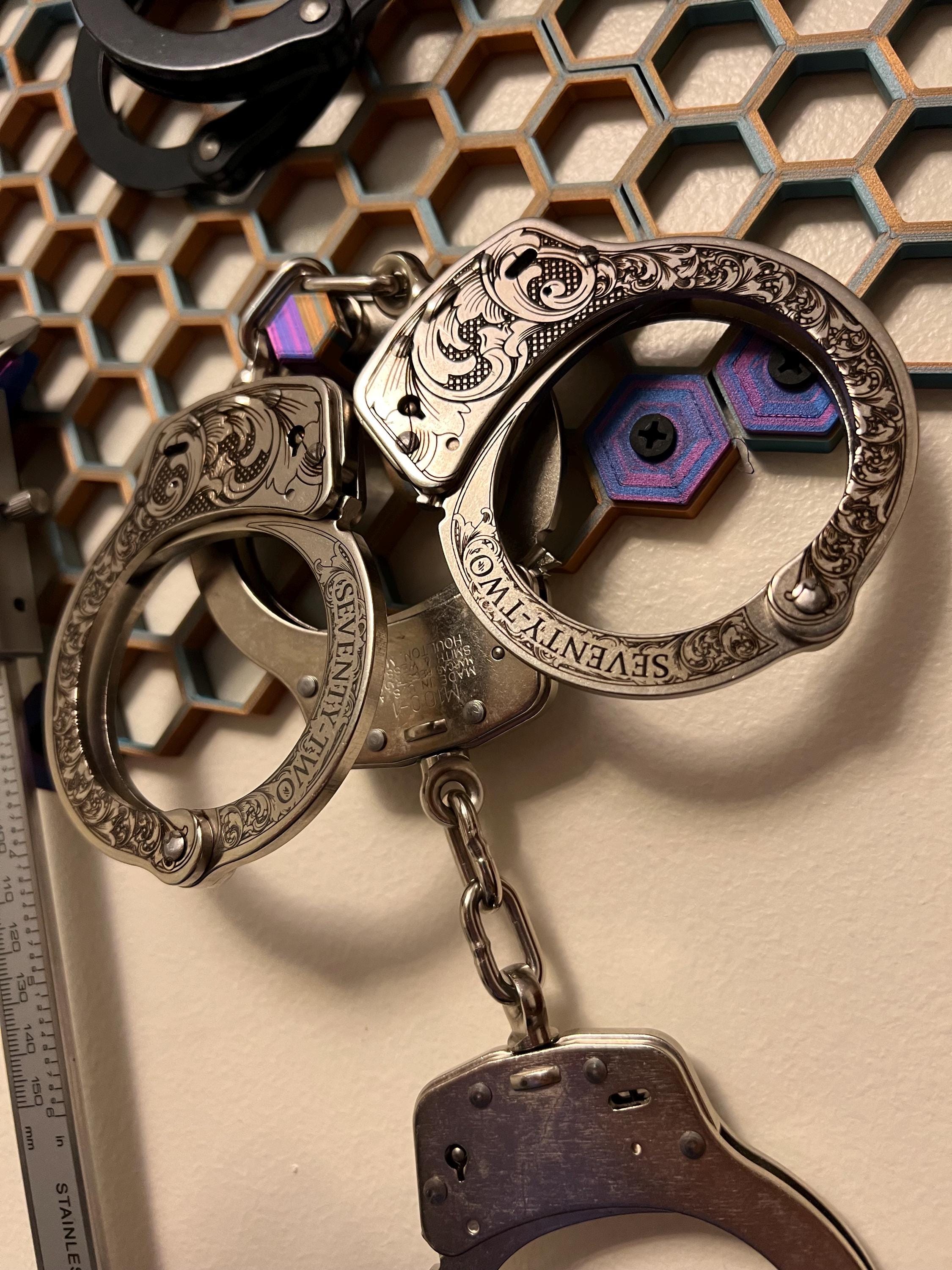 Laser Engraved Smith & Wesson Handcuffs Silver - Etsy