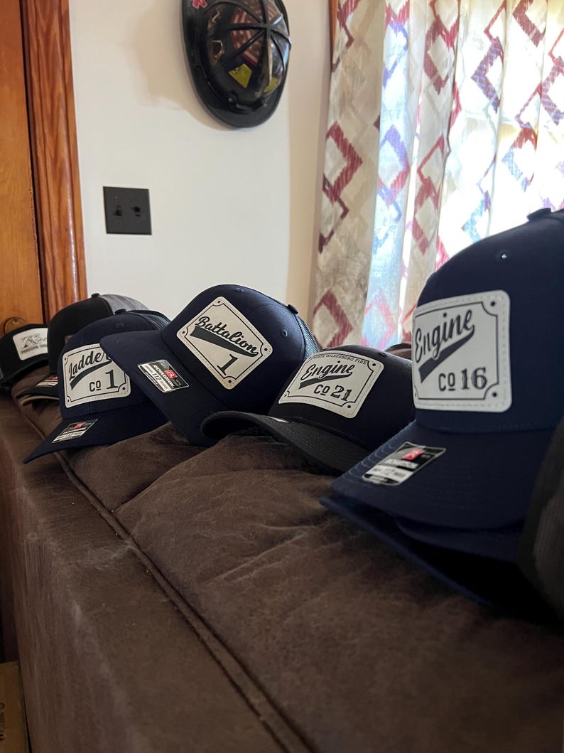 Custom Richardson Fire Department/company Trucker Hats - Etsy