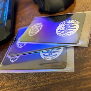 Laser Engraved Miranda Rights Card. Personalized With Your Department ...