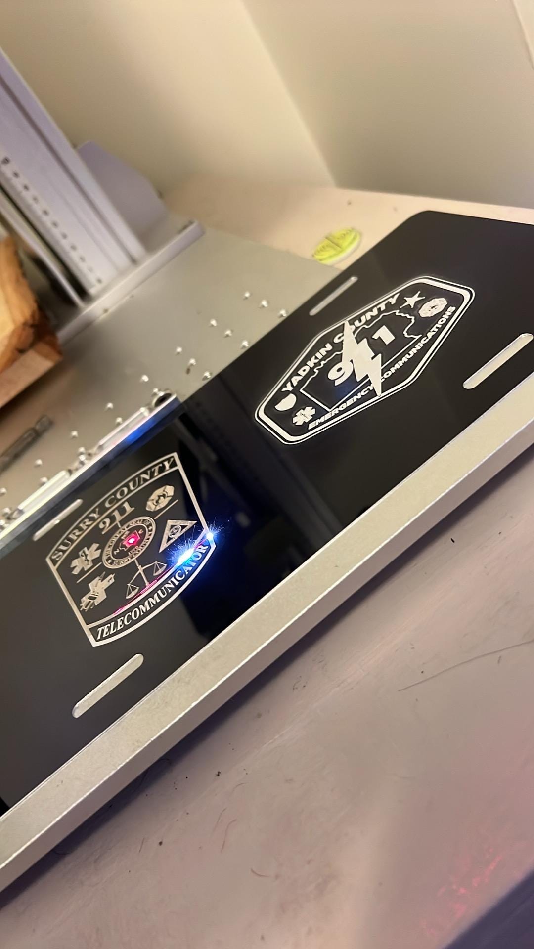 Custom Laser Engraved License Plates! Police/fire/ems Gifts! - Etsy