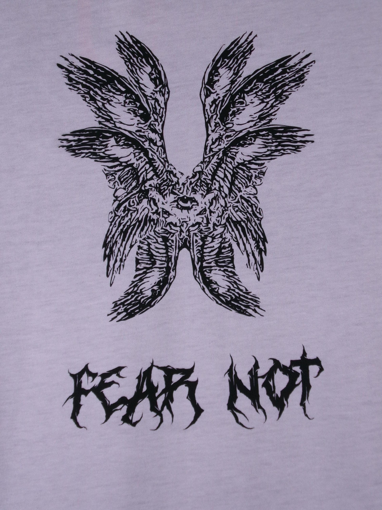FEAR NOT Biblically Accurate Angel Metal Shirt - Etsy
