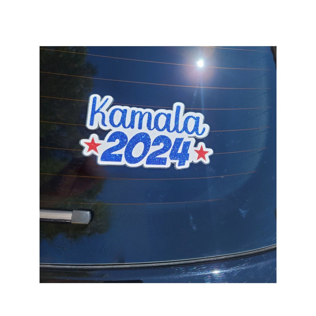 Kamala 2024 Glitter Decal Car Decal Glitter Decals Trendy Car Decal ...