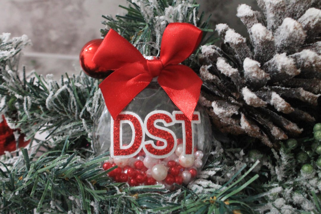 Delta Sigma Theta Christmas Ornament | Delta Ornament | Red and White ...