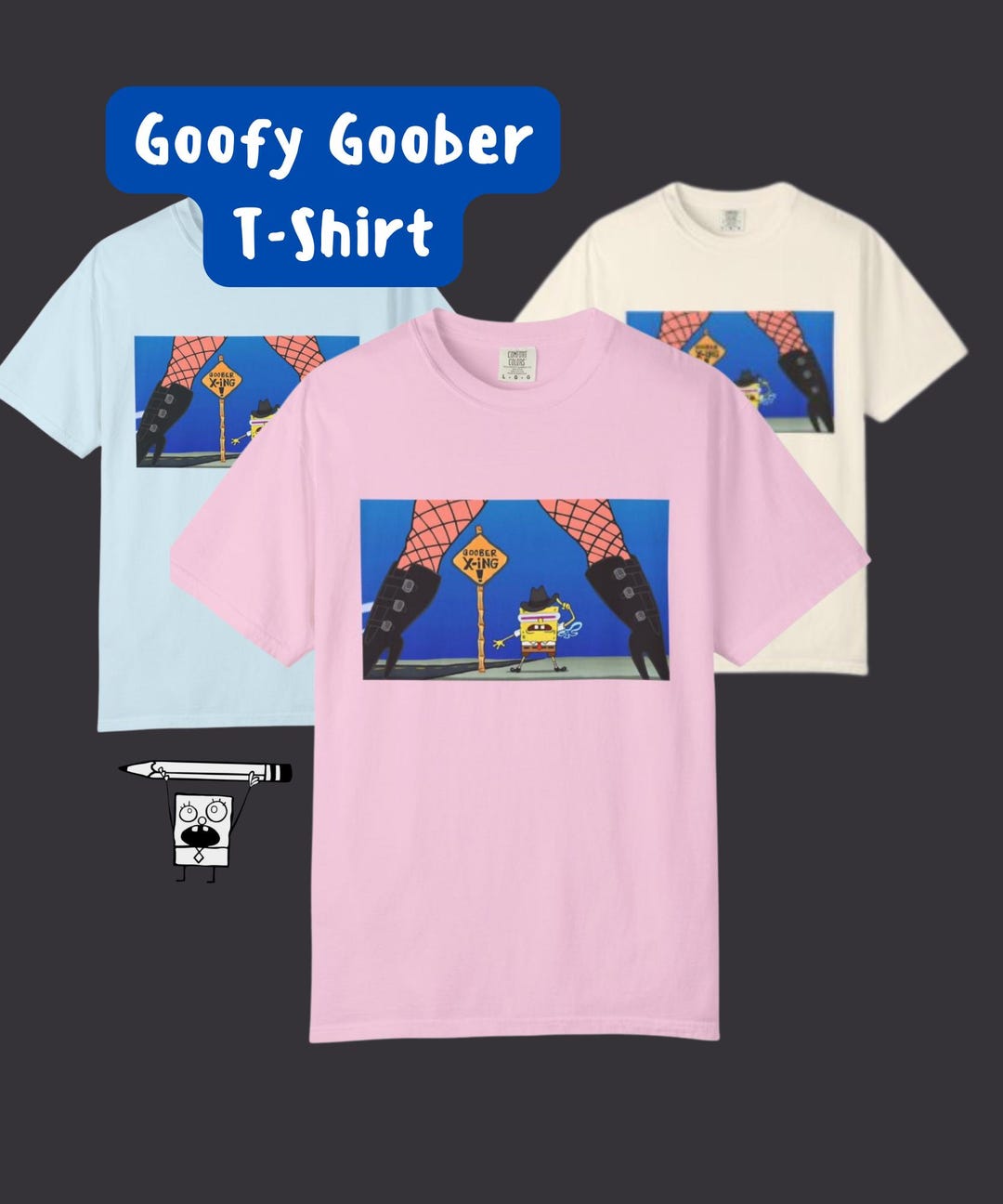 Goofy Goober Spongebob Shirt- Front Only - Etsy