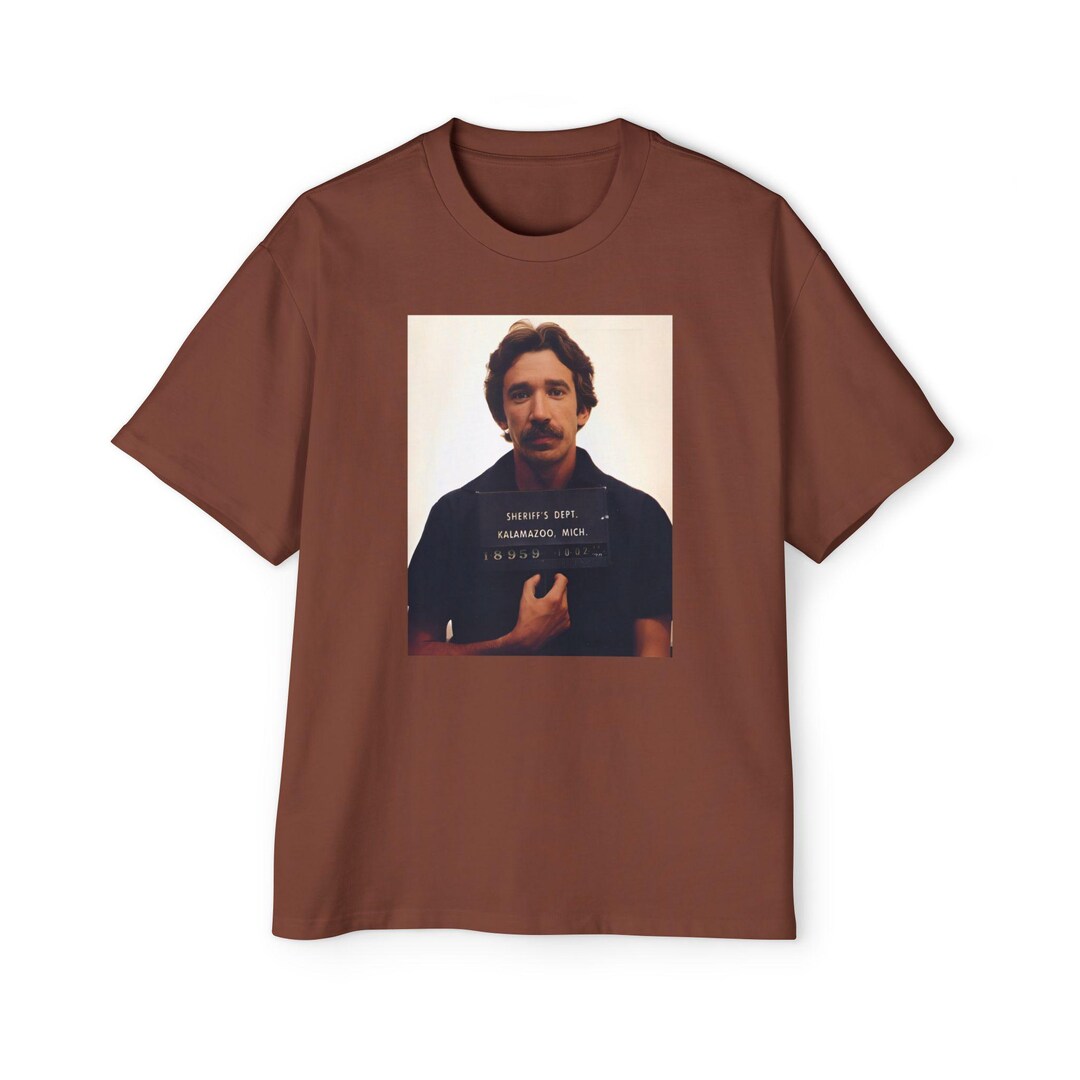 Celebrity Mugshot Tim Allen Graphic Men's Heavy Oversized Tee - Etsy