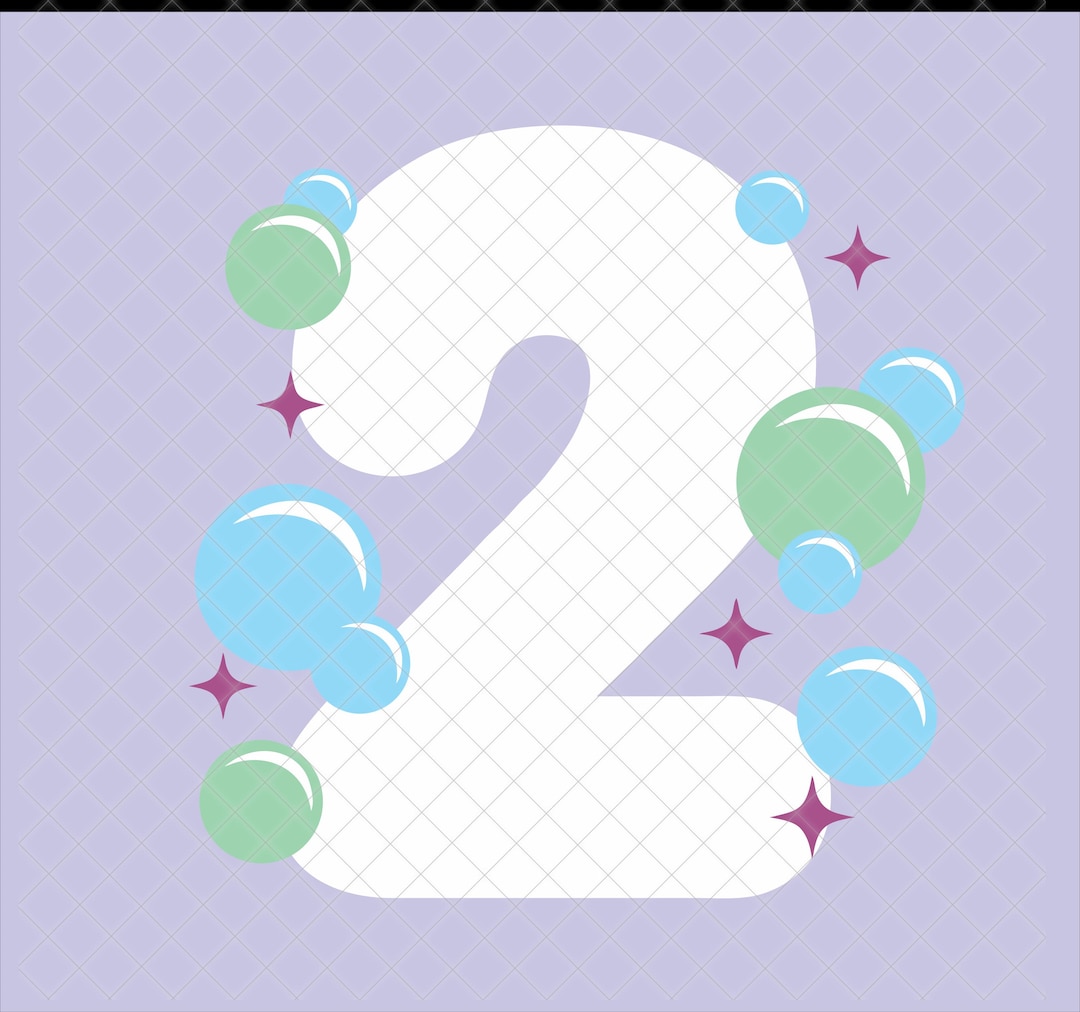 Bubbles, Bubble Number, 2, Birthday 2, Bubble Two, 2nd Birthday, 2nd ...