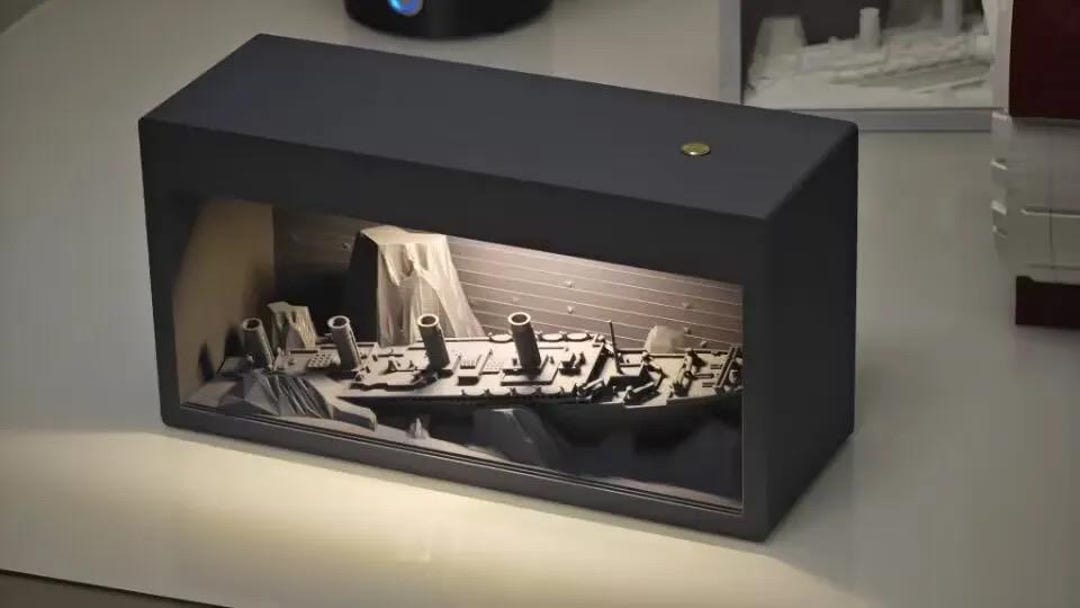 Titanic Modern Desk Lamp - Etsy