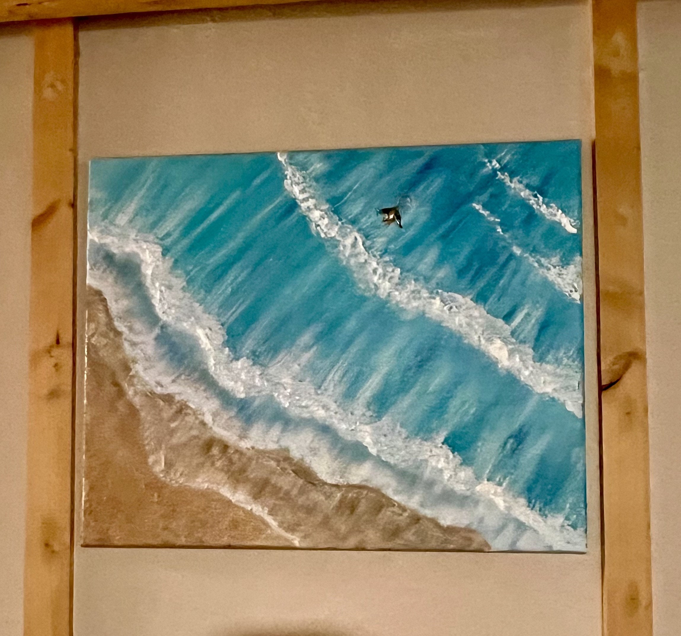 Ocean Themed Textured 3D Art. Wall Hanging - Etsy