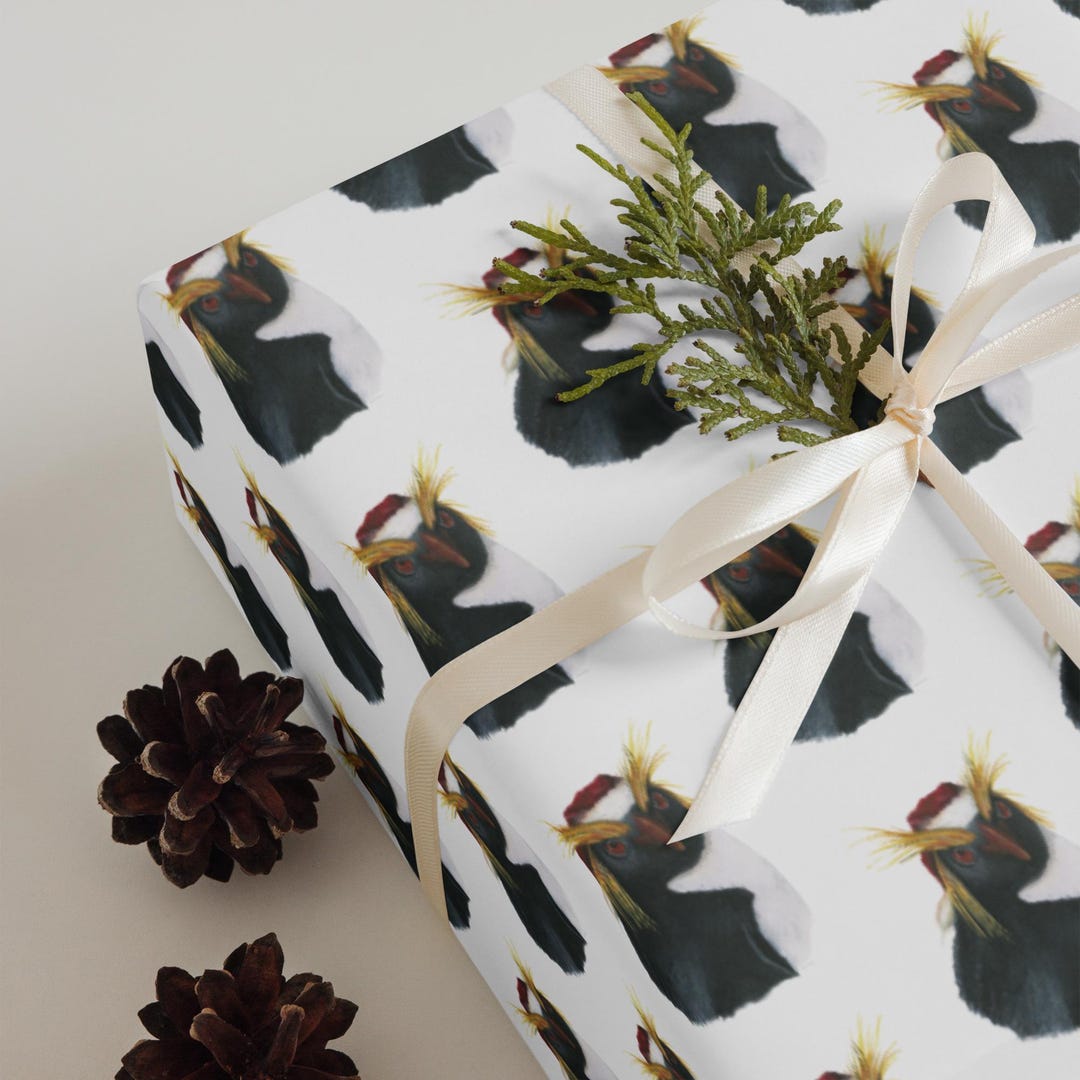 Rockhopper Penguin Wrapping Paper Sheets | Set of 3 | Illustrated ...