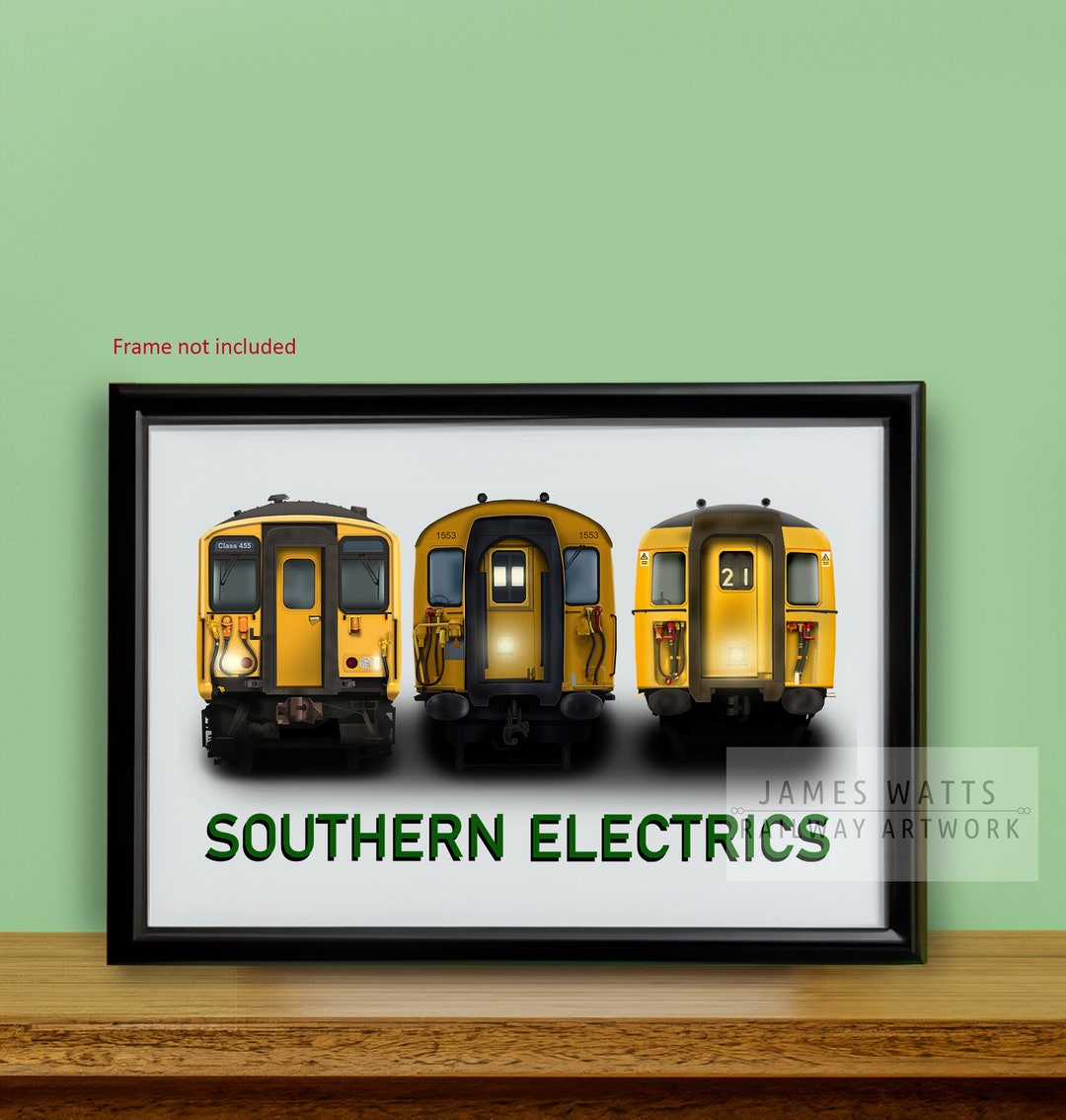 Southern Electric Units Art Print A4 Enthusiast Train Gift - Etsy