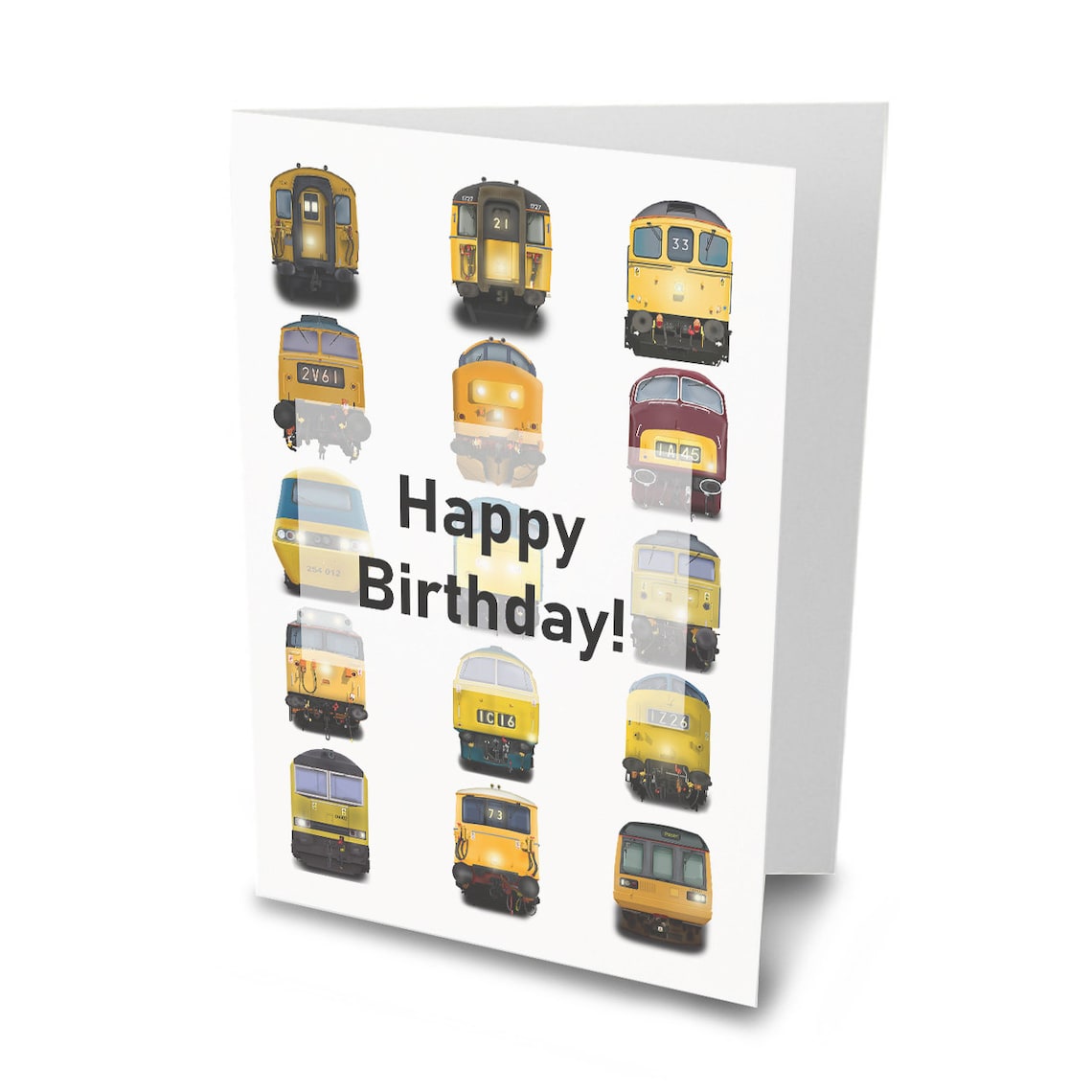 Train Railway Enthusiast Birthday Card Various Locomotives - Etsy