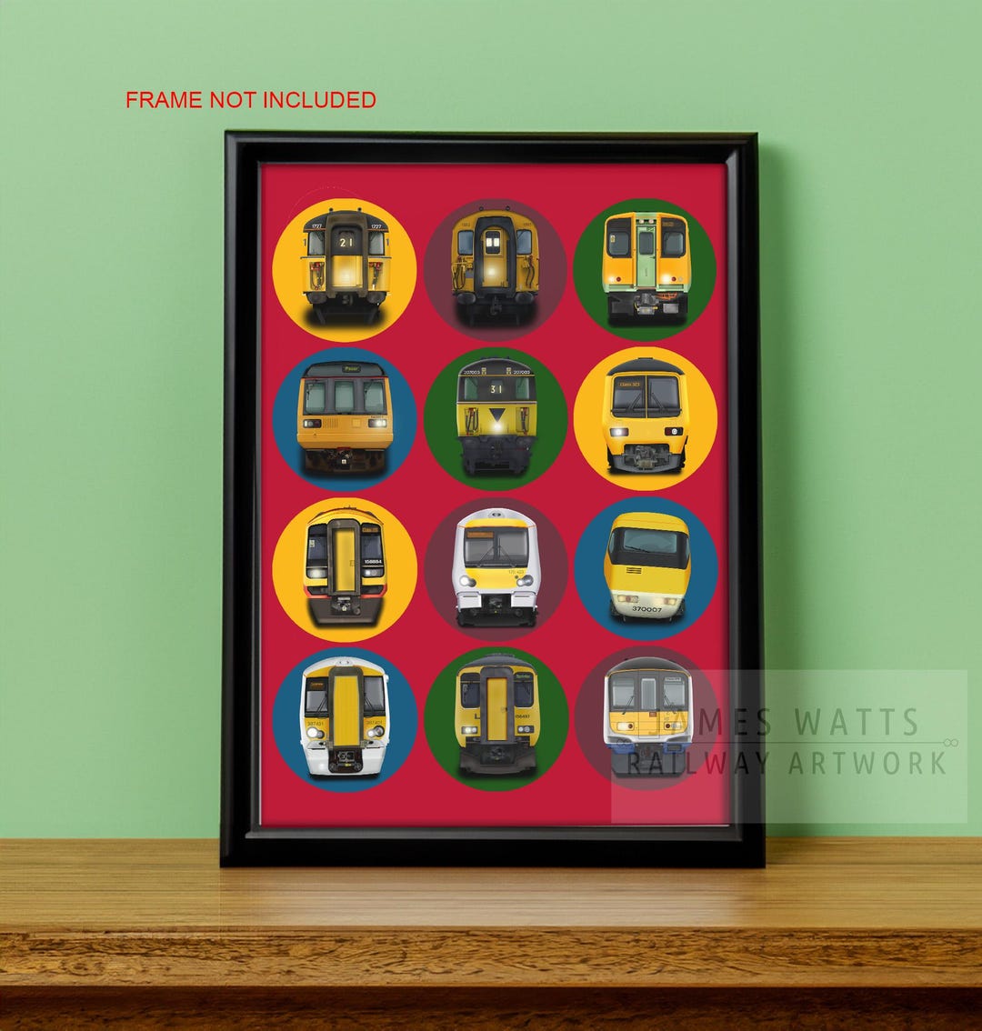 British Multiple Units Trains Art Print A4 Enthusiast Train Gift - Etsy