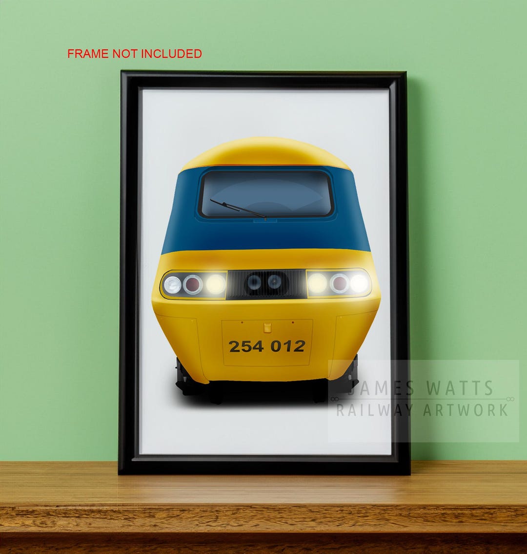 Class 43 HST Art Print A4 Enthusiast Train Gift - Etsy UK