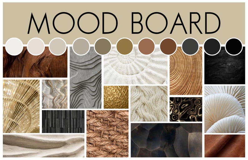 Interior Design Inspiration Mood Board - Etsy