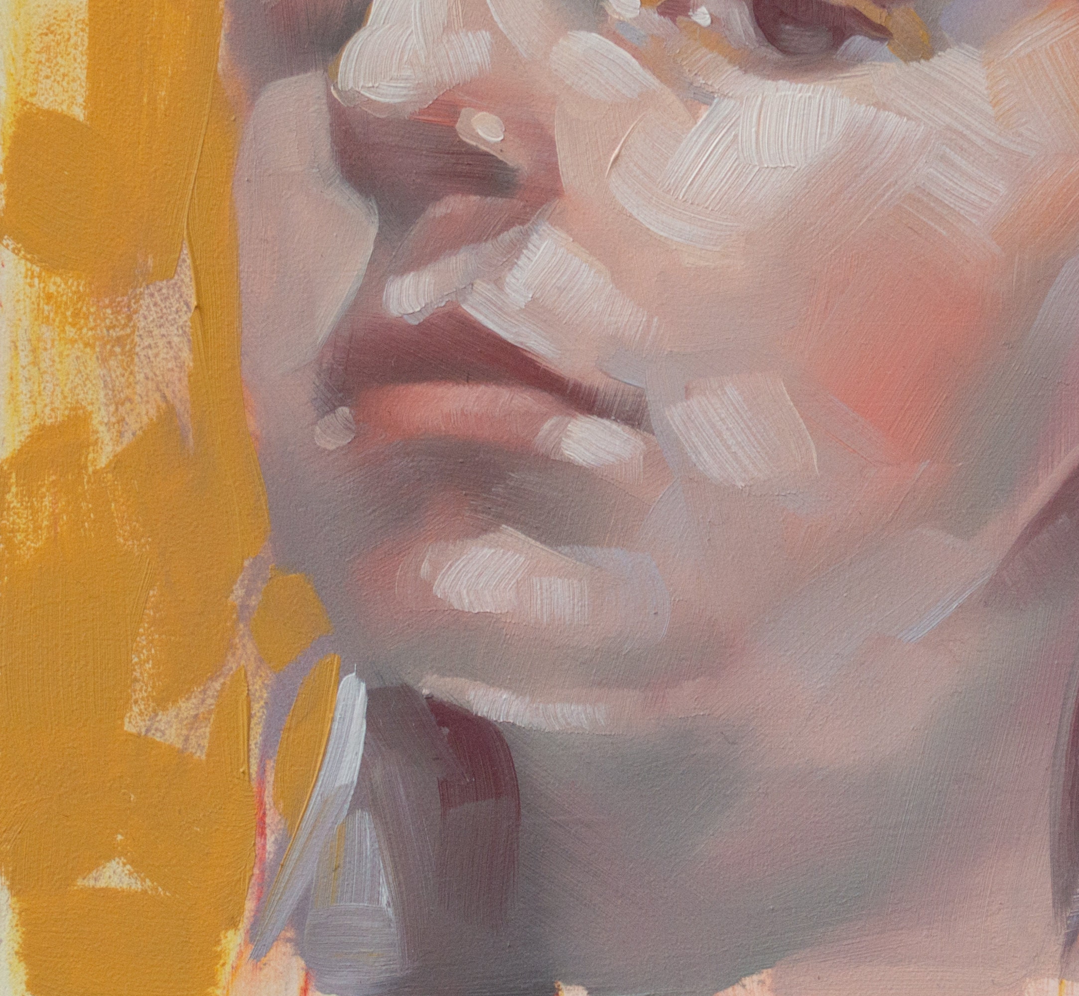 Modern Portrait Art Oil Painting Soft Painting - Etsy