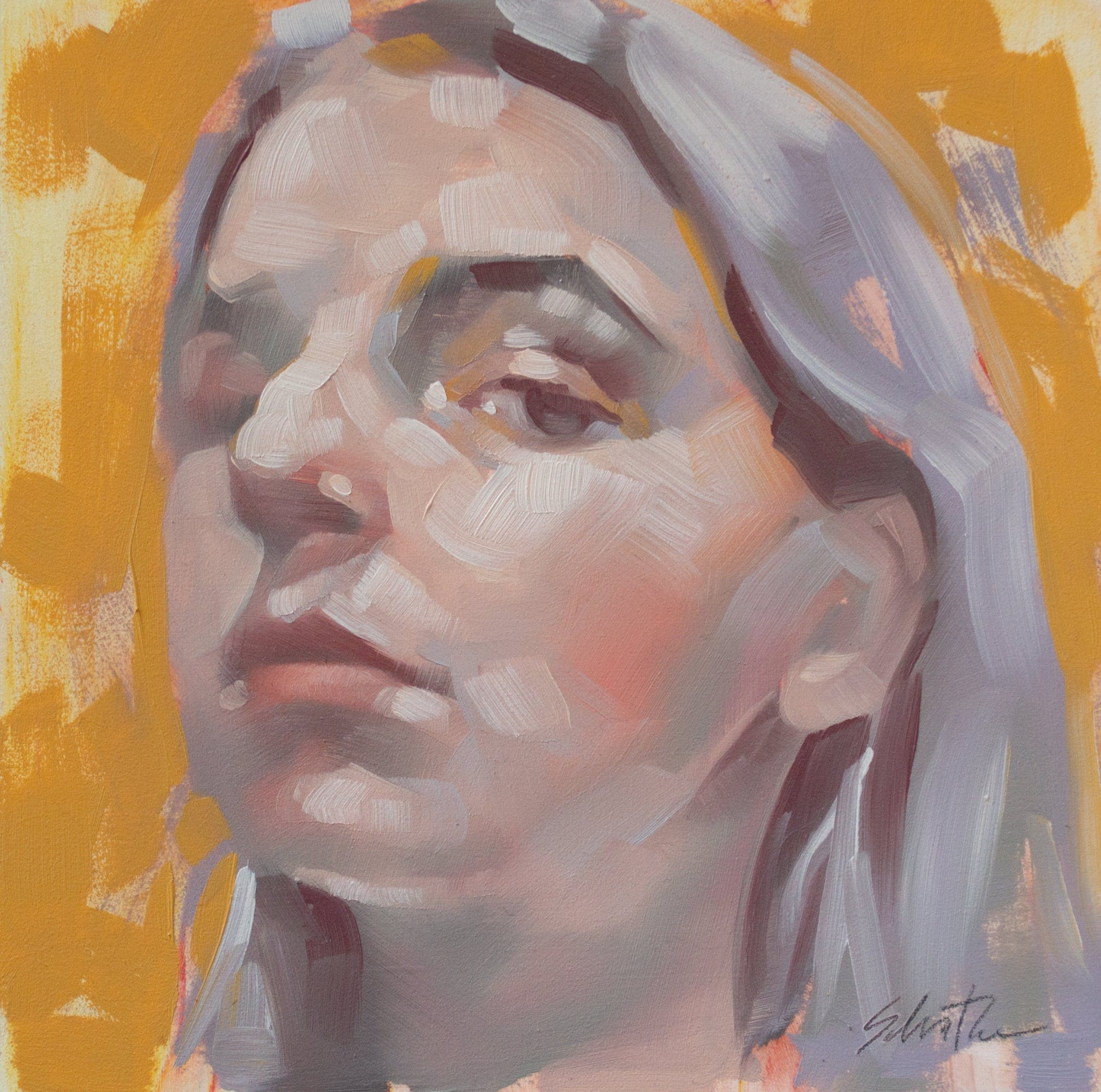 Modern Portrait Art Oil Painting Soft Painting - Etsy