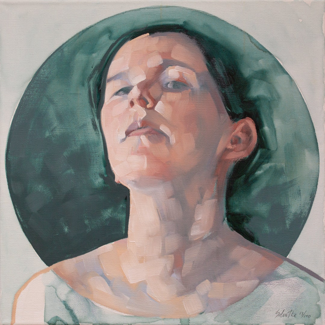 Alla Prima Portrait Painting, Oil Painting, Gift for Art Collector ...