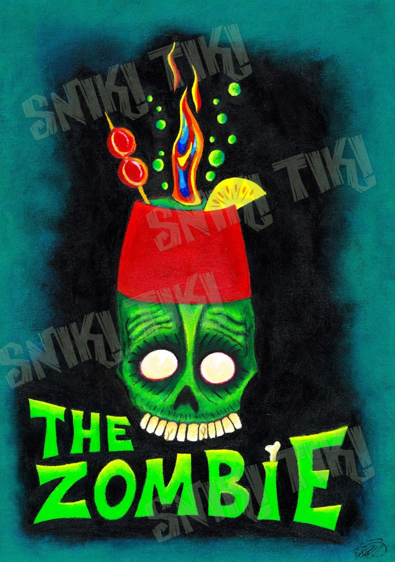 Tiki Art Original Prints - Choose Design - Etsy