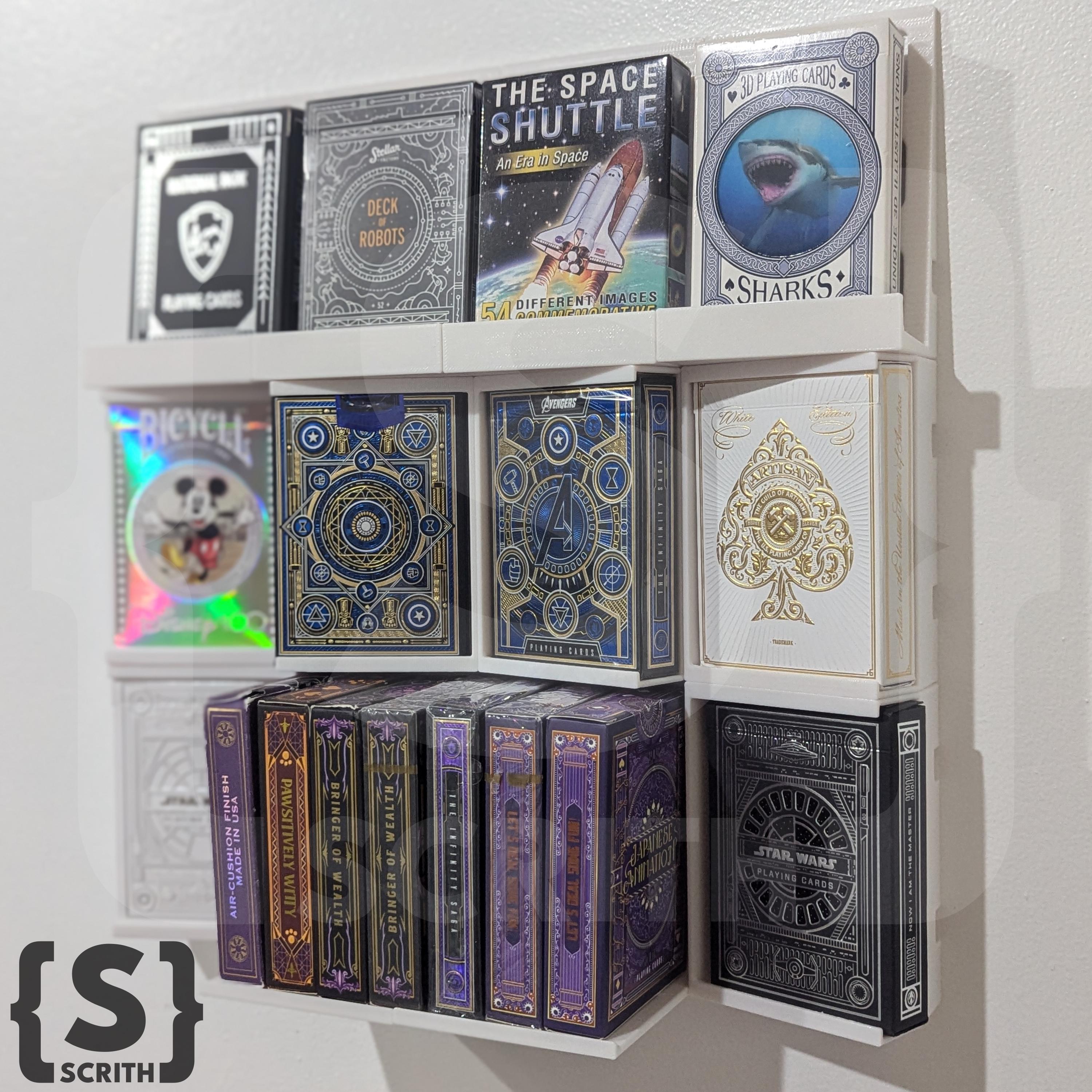 Playing Card Wall Display Assortment Pack 12-units Expandable ...