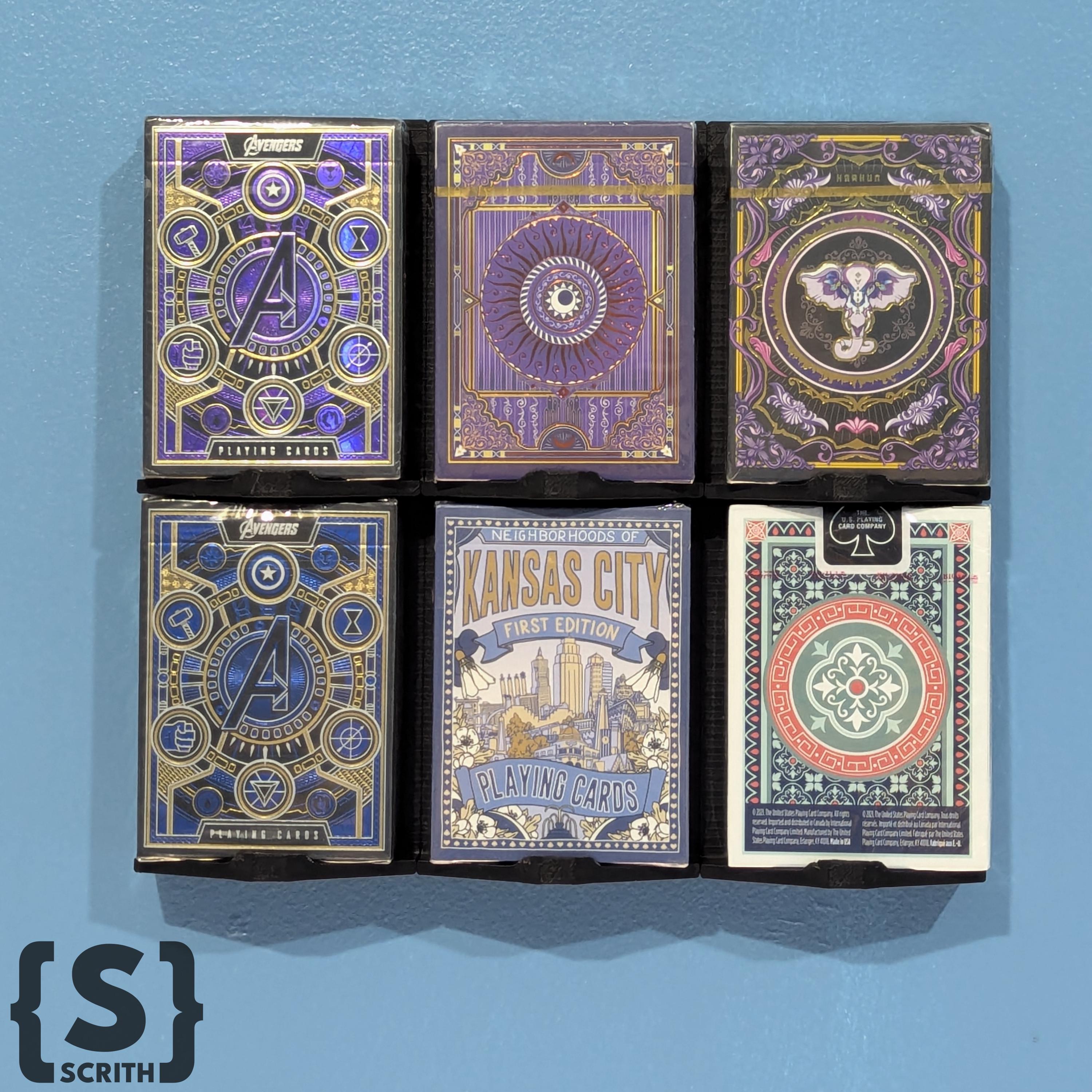 Modular Playing Card Wall Display: Slim - Etsy