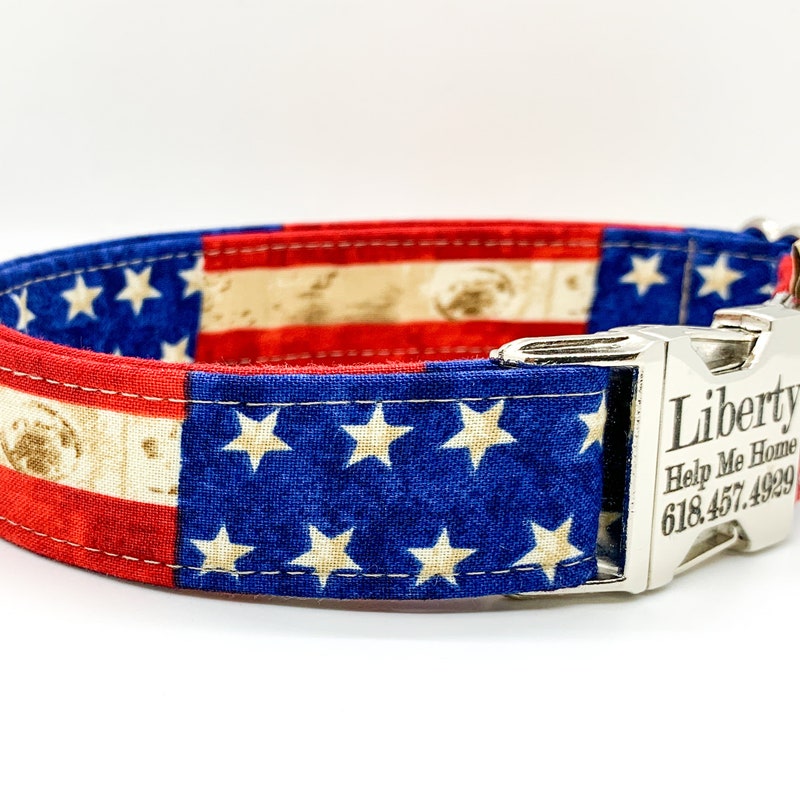 Patriotic Dog Collar - Etsy