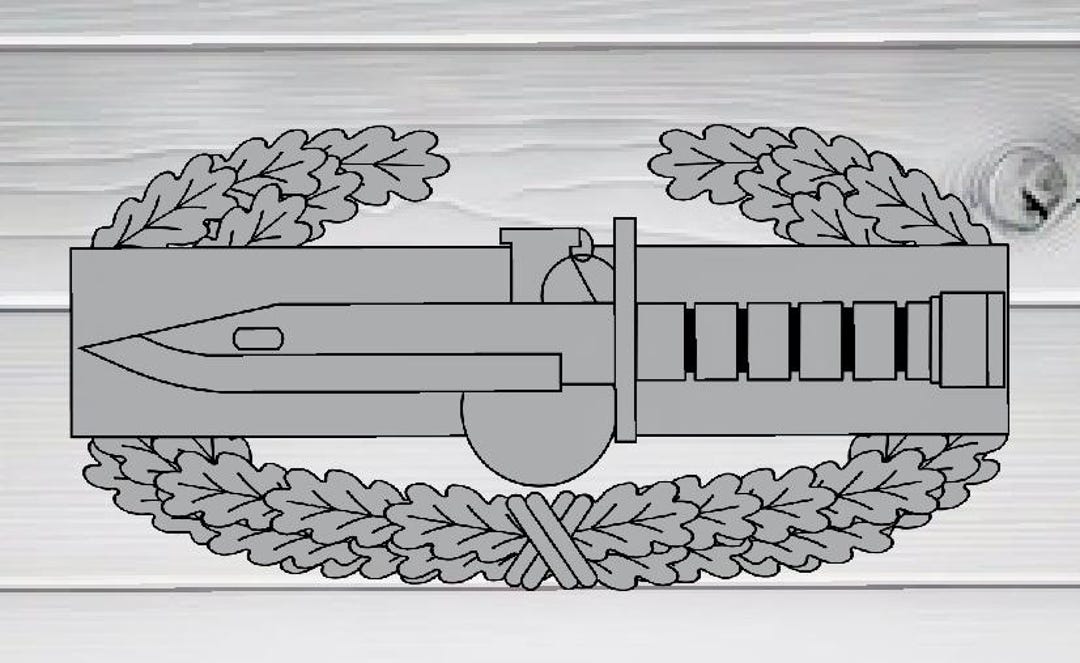Custom CAB (combat Action Badge) Decal US Army- Vinyl, All Weather, and ...