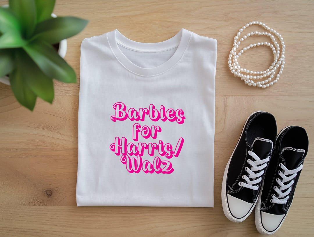 Barbies for Harris/walz, Barbie Kamala Harris T-shirt, Crop Top, Tank ...