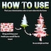 Christmas Tree Canva Frame Templates , 12 Drag and Drop Canva Frames ...