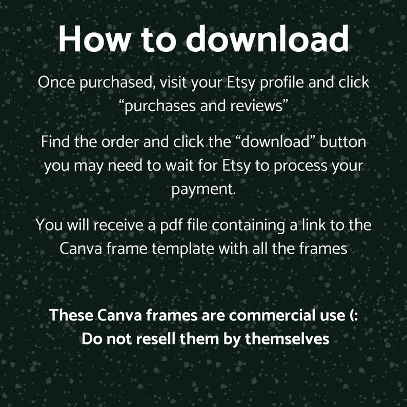 Small Dalmatian Dot Background Canva Frame Editable Template, Create ...