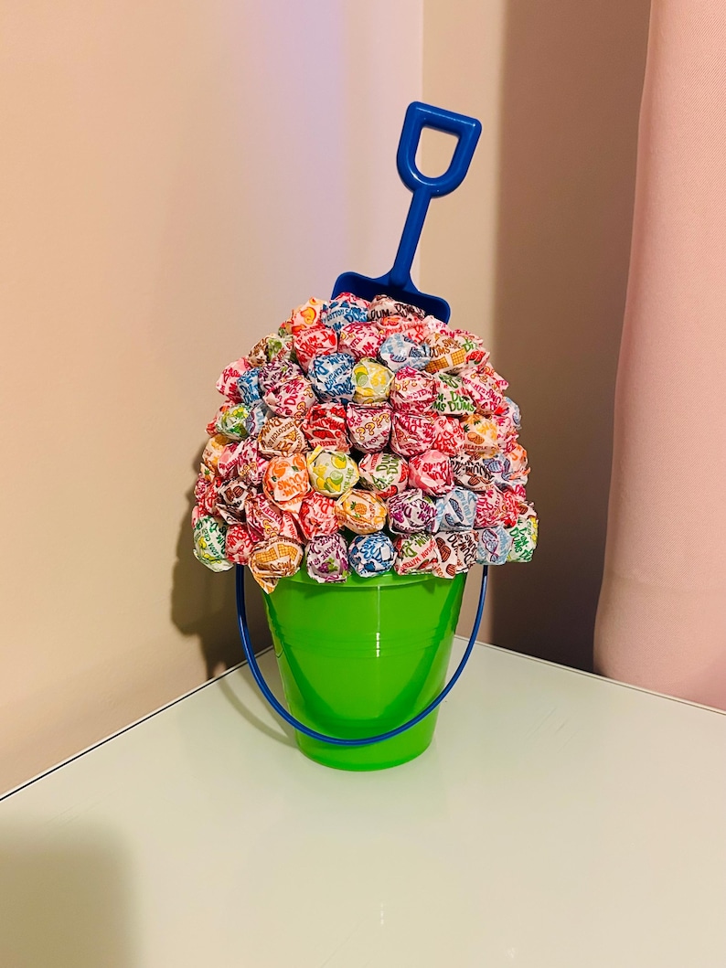 Lollipop Bouquet- Dum Dum Lollipops- Sand Bucket With Shovel- Candy ...