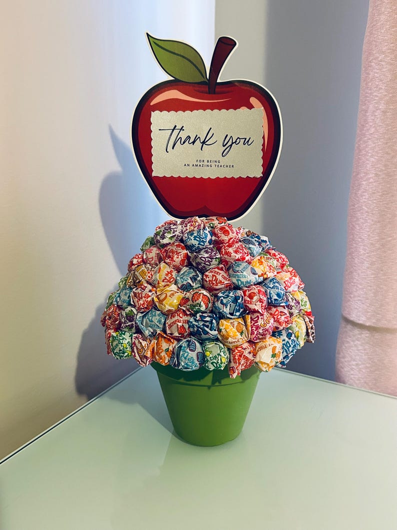 Teacher Appreciation- Lollipop Bouquet- Dum Dum Lollipops- Terra Cotta ...