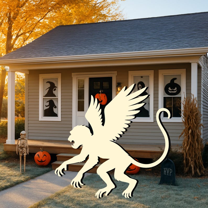 Scary Flying Monkey Party and Wall Decor | Printable Life-size ...