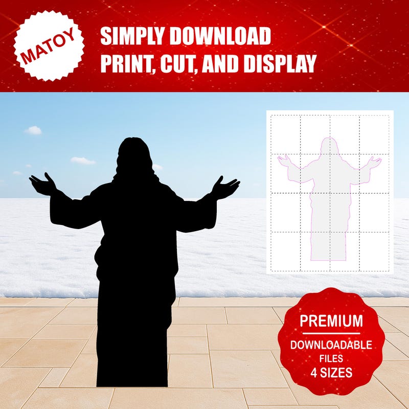 Outdoor Life Size Jesus - Etsy