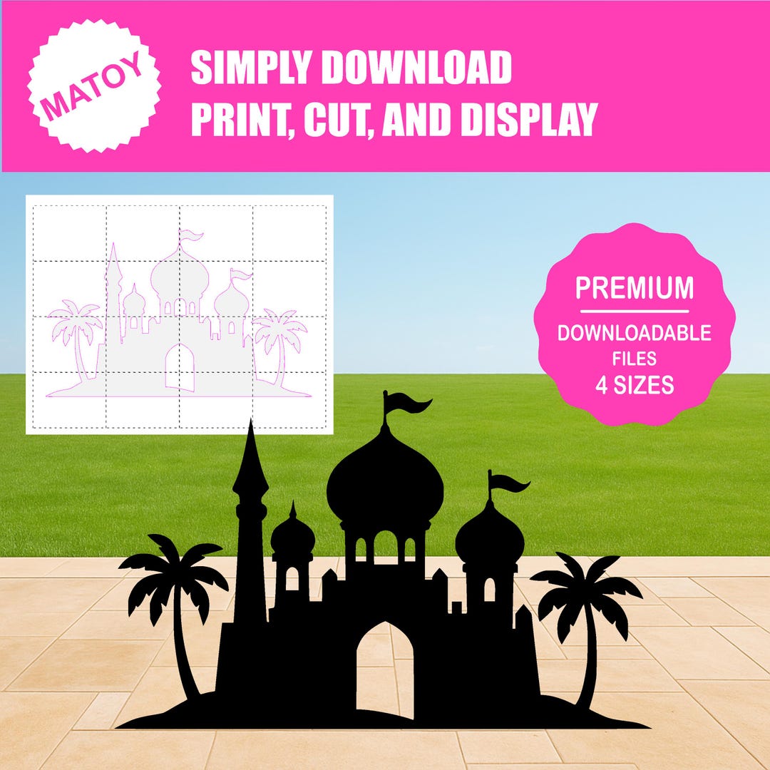 Desert Palace Princess Party and Wall Decor | Printable Life-size ...