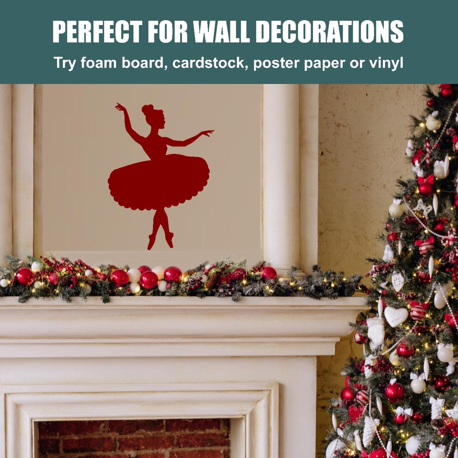 Ballerina Dancing Yard Art Pattern | Trace & Cut Stencil Template ...