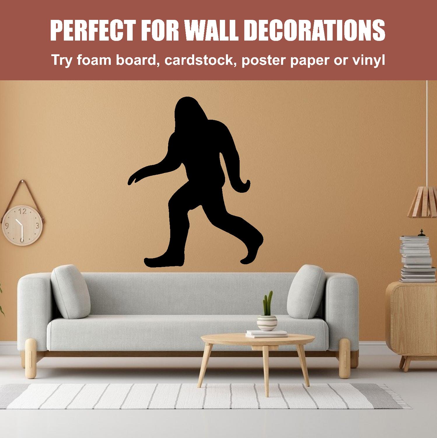 Sasquatch Bigfoot Yard Display Life Size Cutout Outdoor Silhouette ...