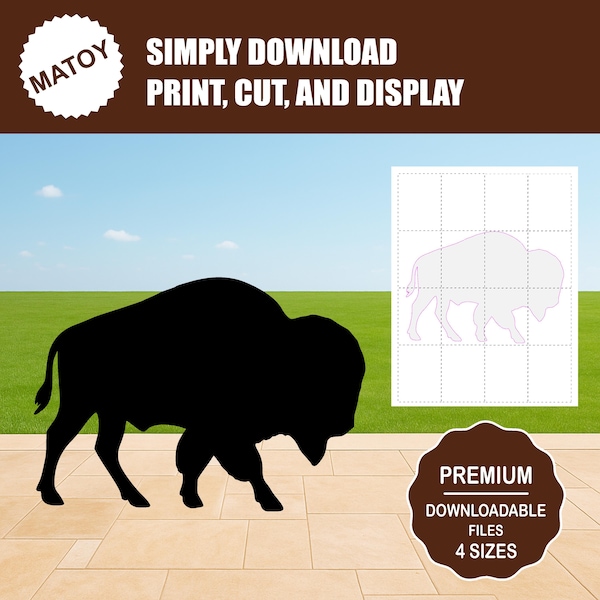 Large Buffalo Print - Etsy
