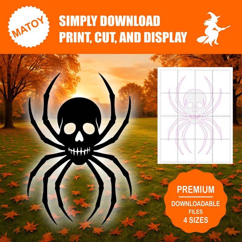 Spider Cut Outs - Etsy