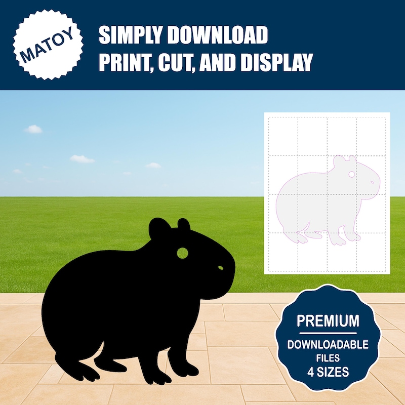 Capybara Cutouts - Etsy