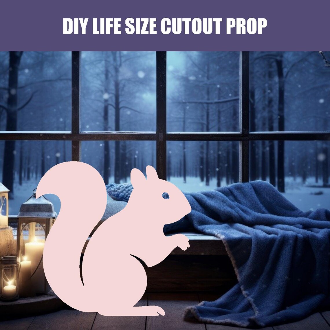 Squirrel Silhouette Template | Printable Yard Art, Garden Decor ...