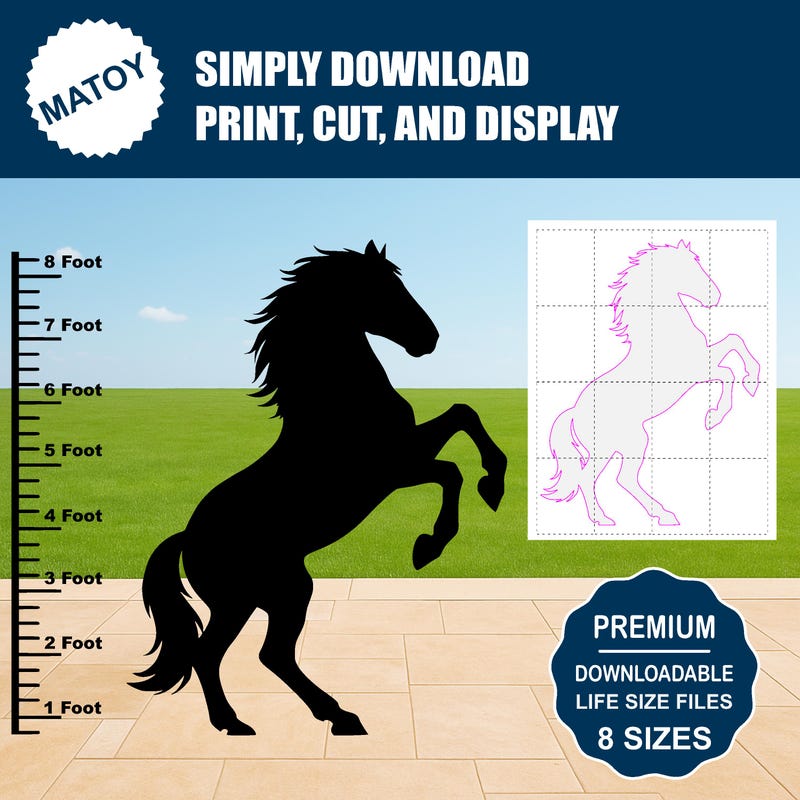 Horse Cutout Life Size - Etsy UK