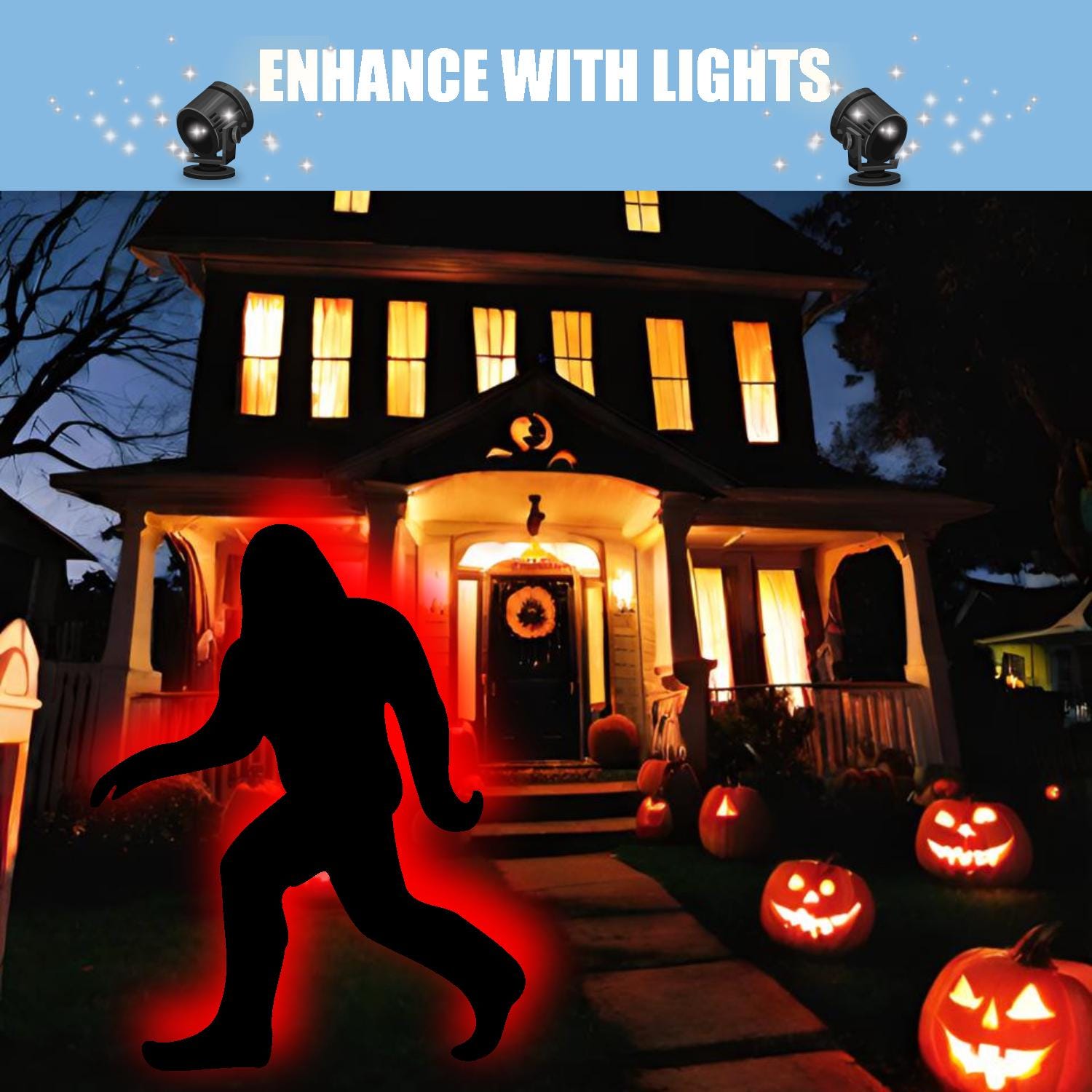 Sasquatch Bigfoot Yard Display Life Size Cutout Outdoor Silhouette ...