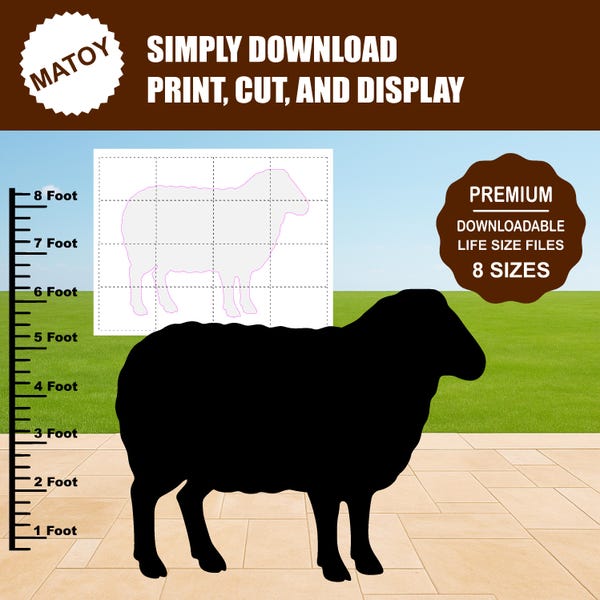 Sheep Stencil Art - Etsy UK