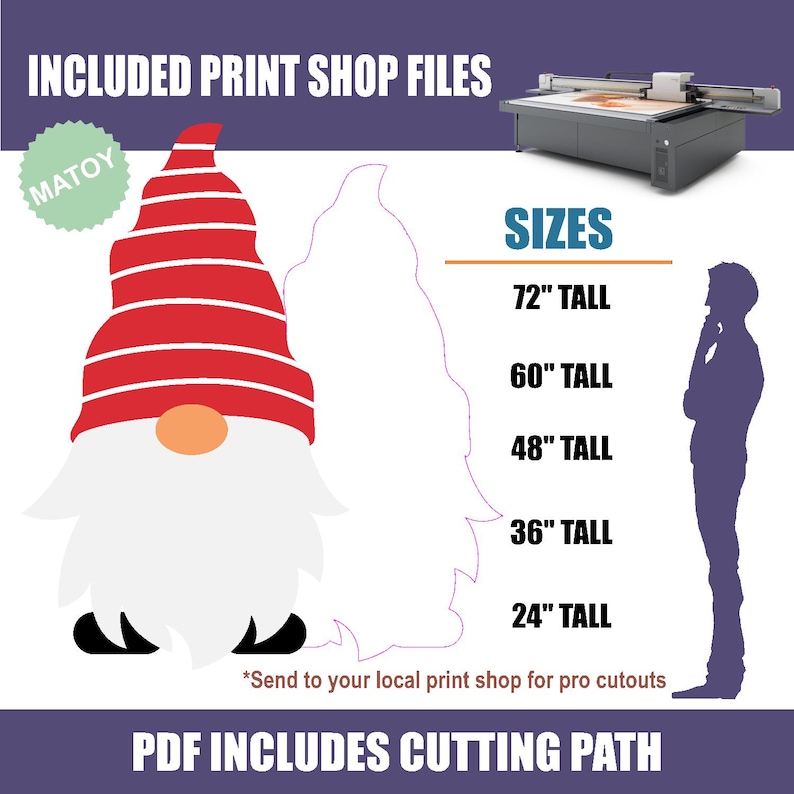 Valentine's Day Gnome Yard Art Pattern | DIY Woodworking (digital ...