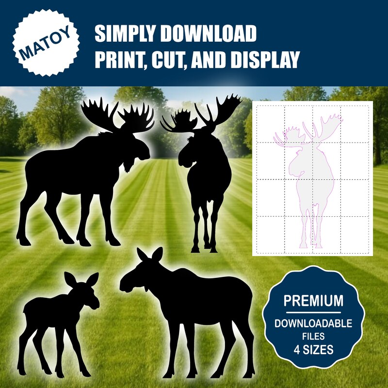 Moose Chart.com - Etsy Canada