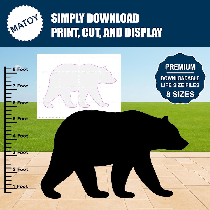 Bear Foam Cutouts - Etsy