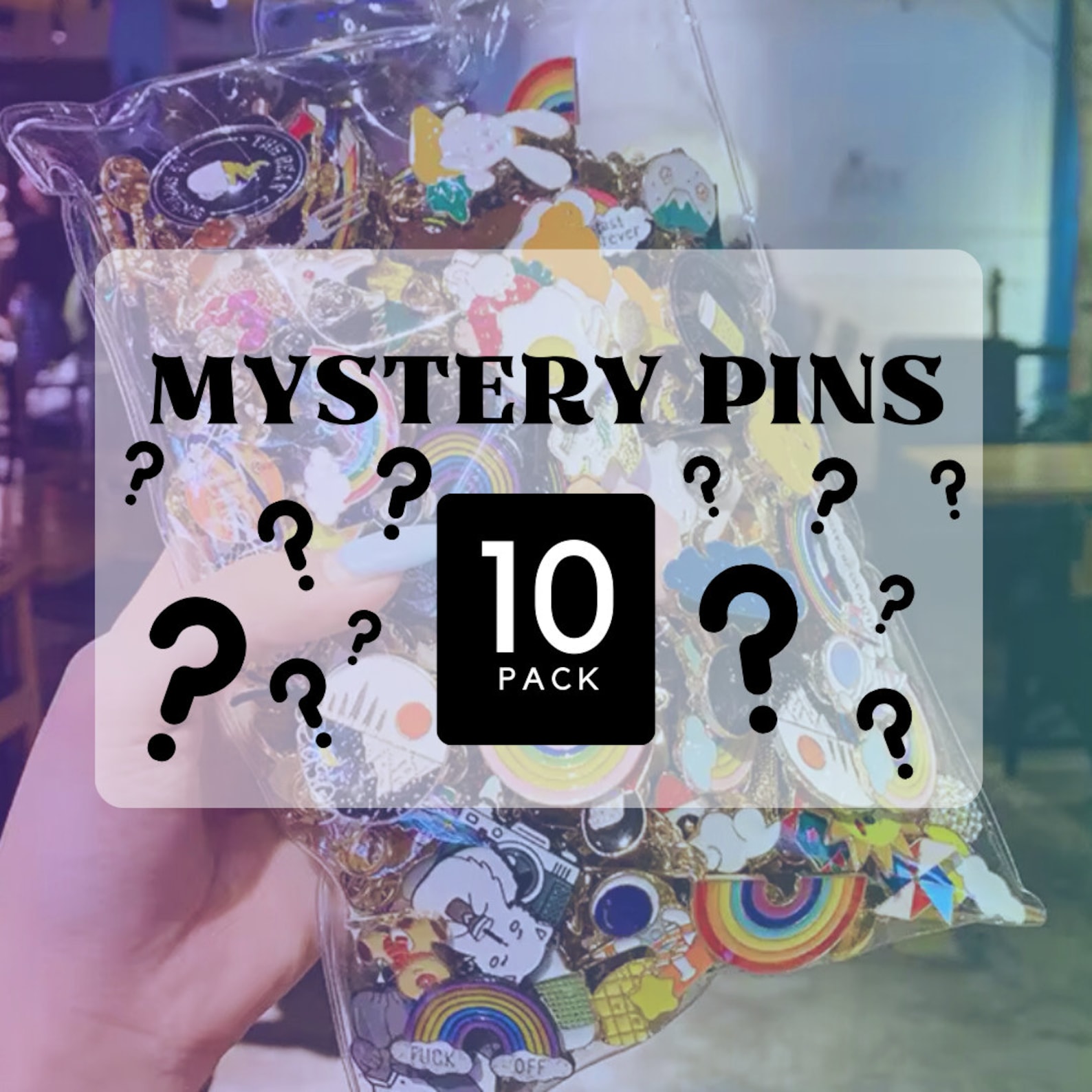 Mystery Enamel Pin 10-15-20 Pack Thousands of Designs - Etsy