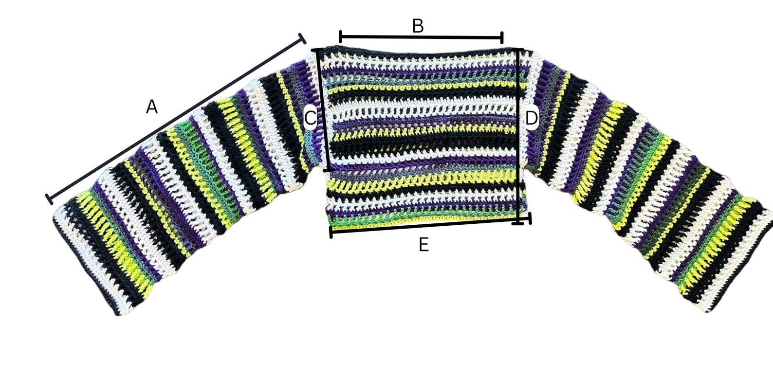READY TO SHIP Freddy Krueger Inspired Crochet Mesh Sweater - Etsy