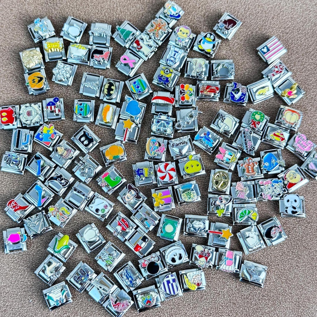 Random Italian Charms - You Can Make a Wish - Silver Charm Bracelets ...