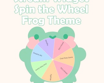 Cat Theme Wheel Spin Widget | Roulette Spin | Customizable Subathon ...
